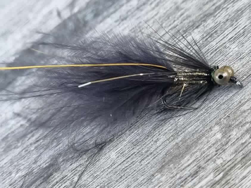 Rivulet Fly Fishing- Black Humungus – Meander Fly Co
