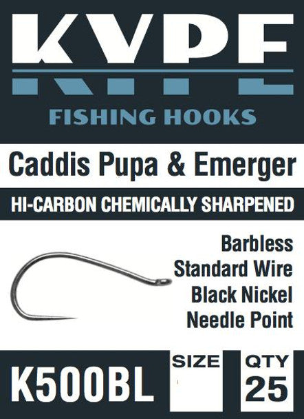 Kype 500BL Caddis Pupa & Emerger Hooks – Meander Fly Co